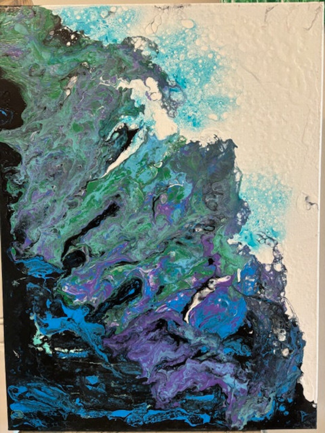 Waves Acrylic Art Deco Original Mig - Etsy