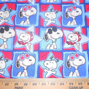 PEANUTS & SNOOPY #2 Fabrics, Sold INDIVIDUALLY Not as a Group, by the ...
