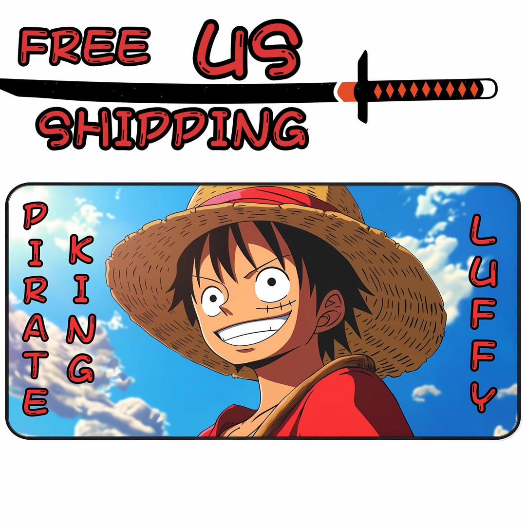 Large Anime Gaming Luffy Mousepad One Piece Desk Mat Anime Fan Merch - Etsy