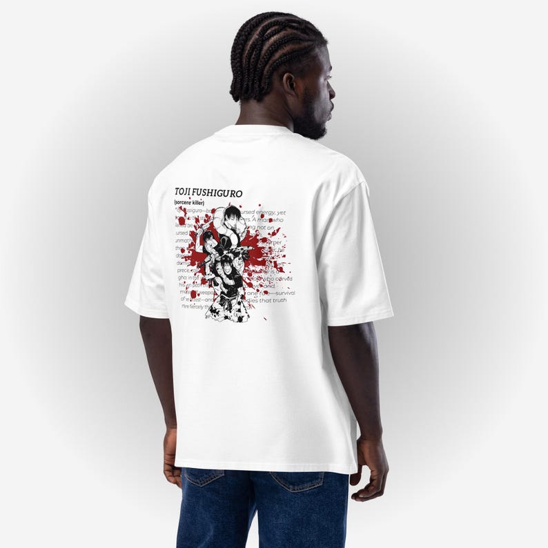 Toji Fushiguro Oversized Shirt | Jujutsu Kaisen Fan Merch | Anime Merch ...