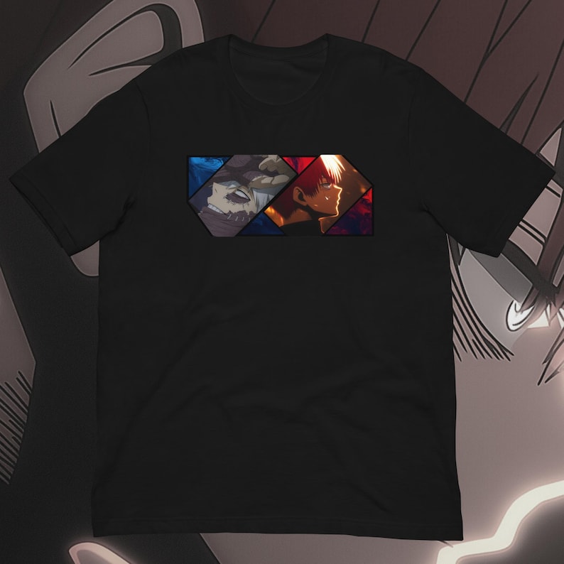 Dabi and Shoto My Hero Academia Tshirt | Fan Art | Anime Merch - Etsy ...