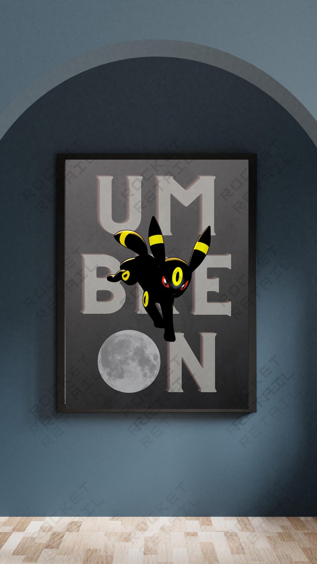 Pokemon Umbreon Poster, Video Game Poster, Gaming Room Poster, Gamer ...