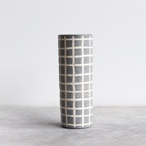 Matte Grid Vase Ready to Ship - Etsy