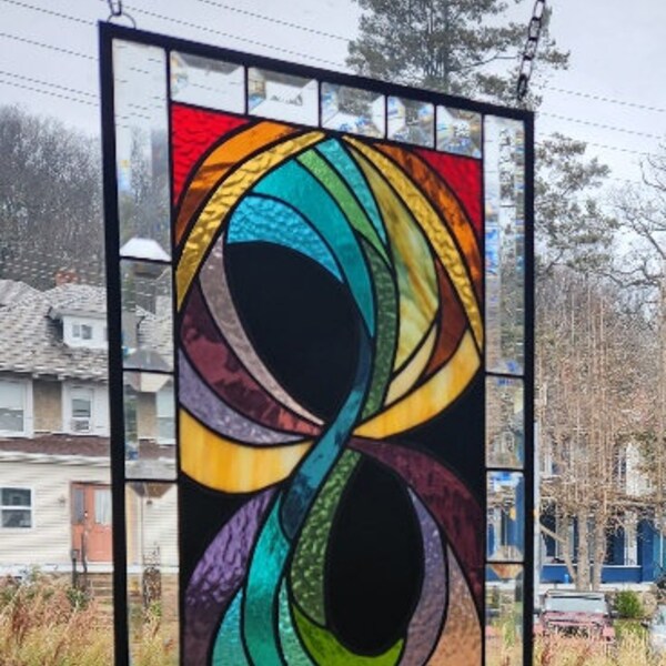 Stained Glass Window Panel - Etsy
