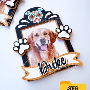 Day of the Dead Nicho Frames SVG Bundle, Cat and Dog Alebrije (instant ...