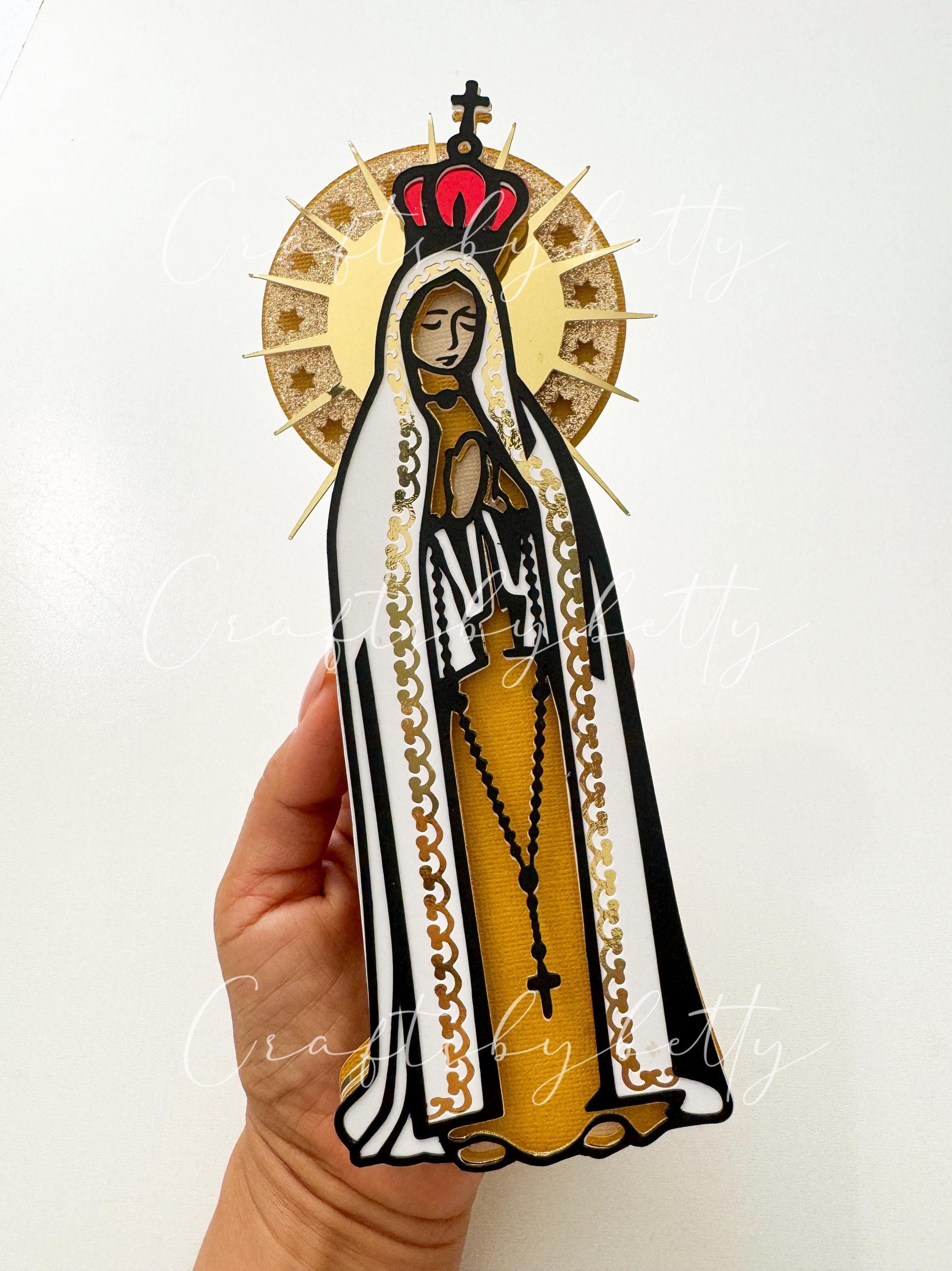 Our Lady of Fatima SVG: Catholic Virgin Mary Cut File (digital Download ...