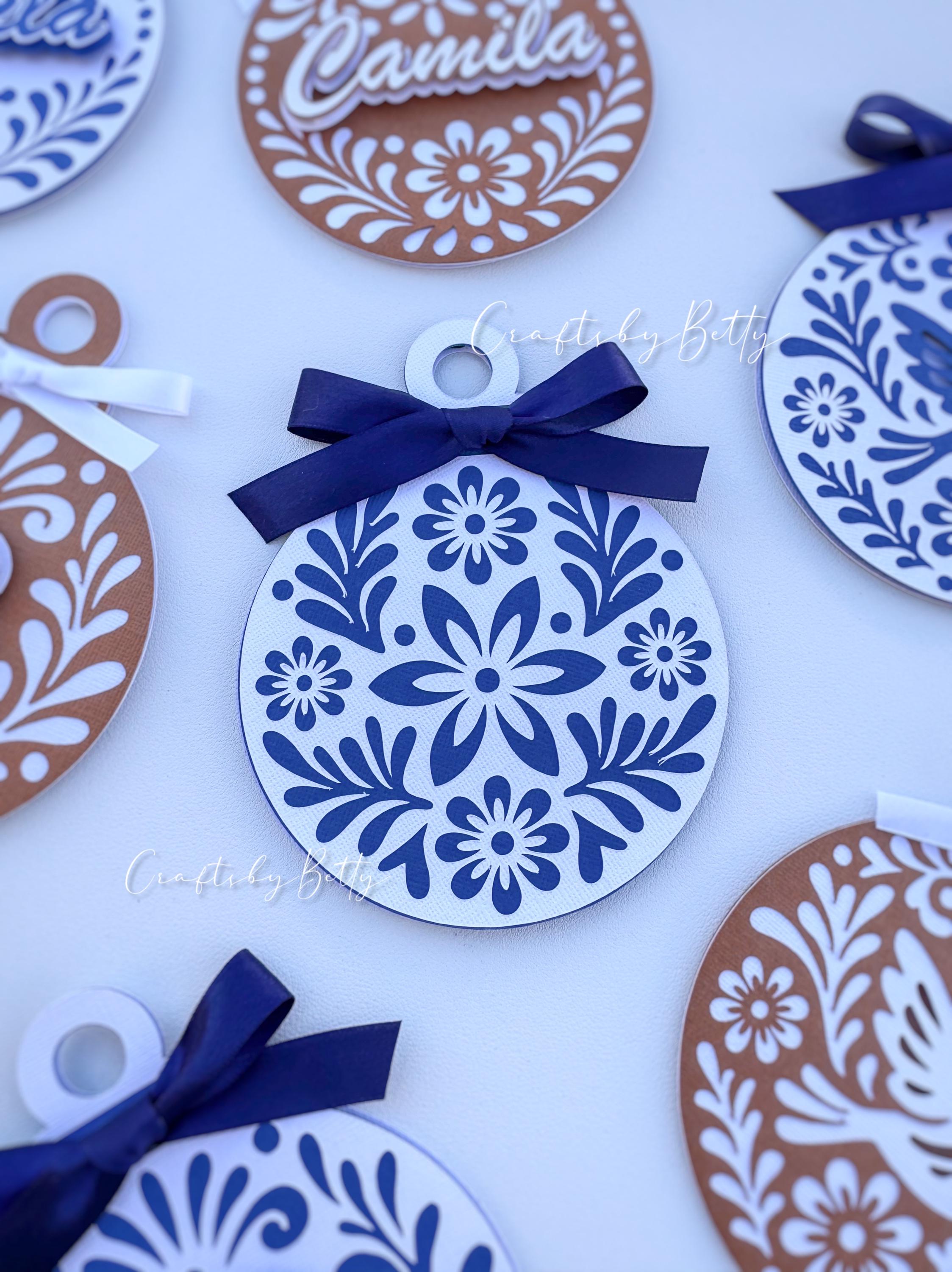 Talavera Ornament SVG Bundle: Mexican Barro Design (digital Download ...