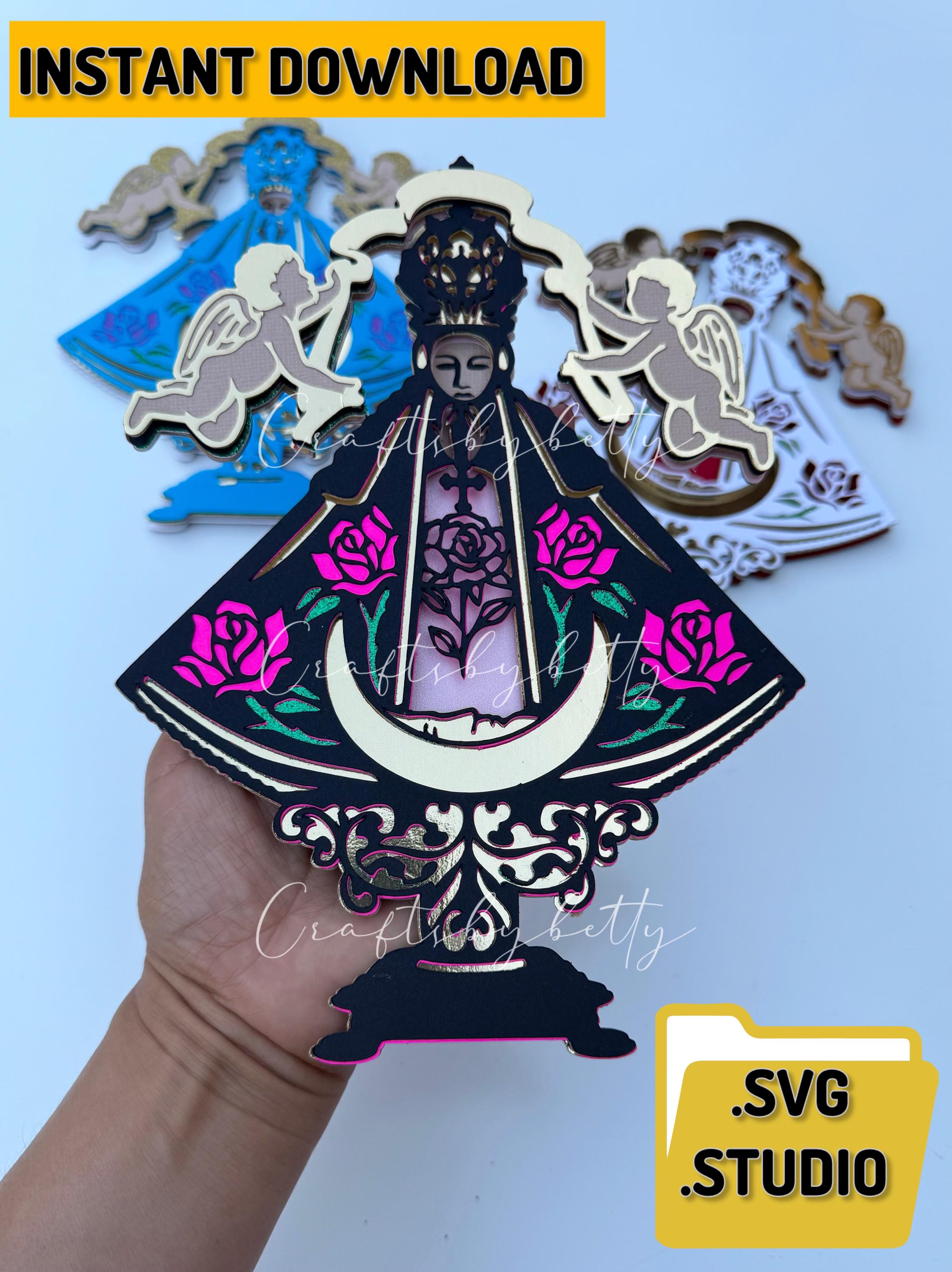 Virgen De San Juan De Los Lagos SVG: Catholic Cut File (digital ...