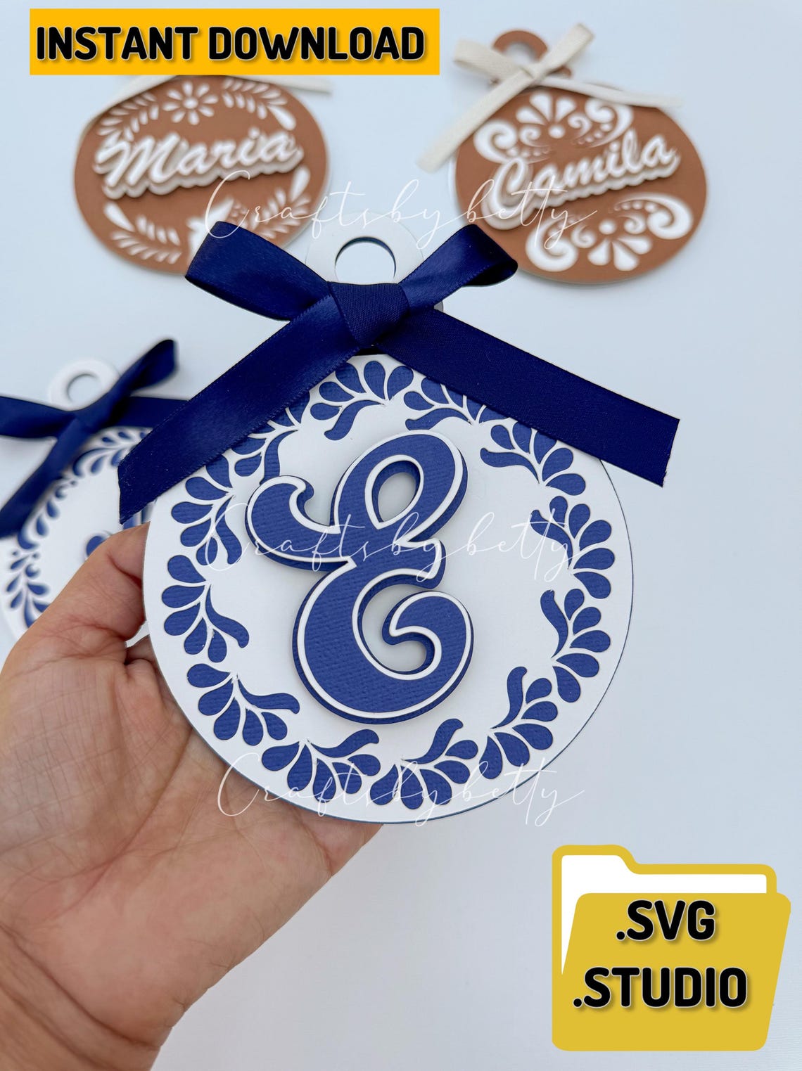 Talavera Ornament SVG Bundle: Mexican Barro Design (digital Download ...