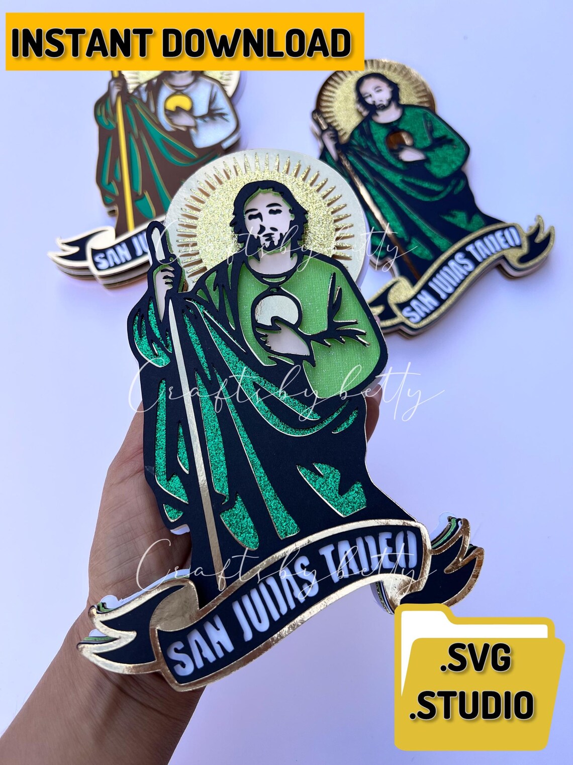 San Judas Tadeo SVG: Catholic Saint Cut File (digital Download) - Etsy