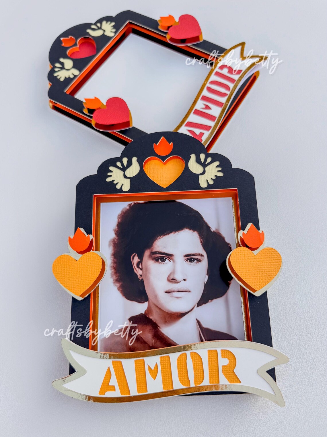 Day of the Dead Nicho Frame SVG, Amor Theme (digital Download) - Etsy