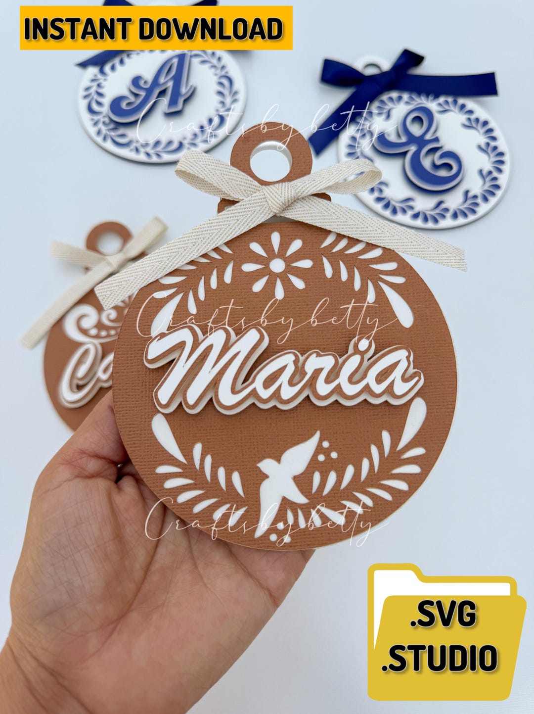 Talavera Ornament SVG Bundle: Mexican Barro Design (digital Download ...