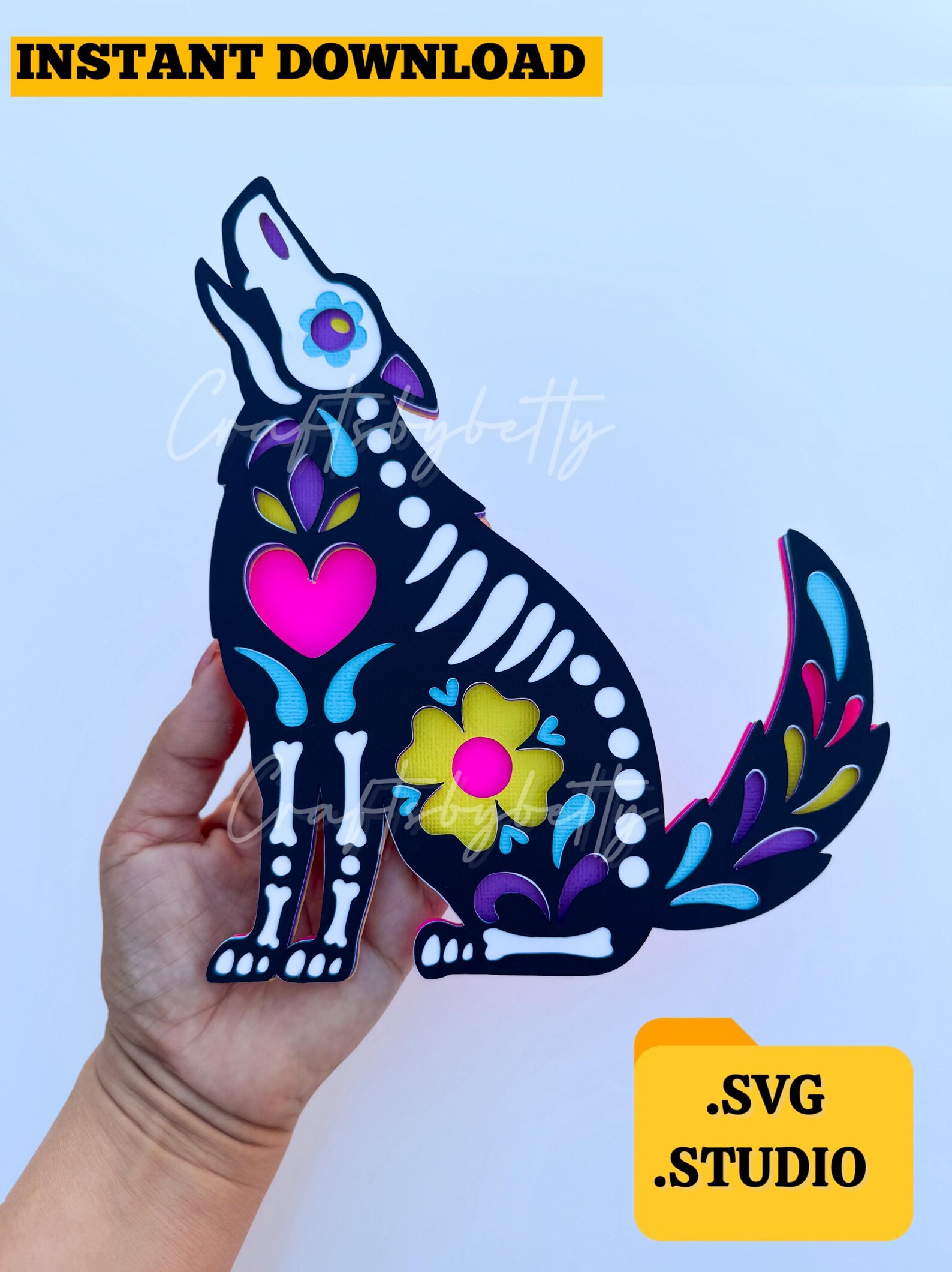 Alebrijes SVG Bundle, Day of the Dead Alebrijes, Instant Download Files ...