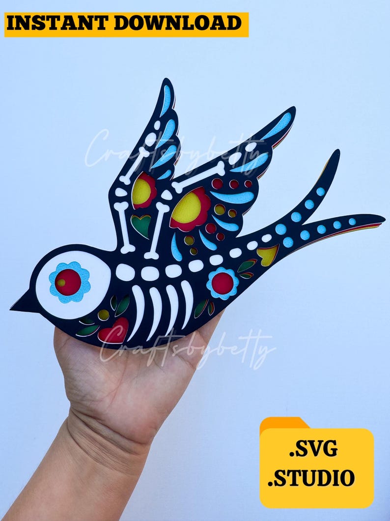 Alebrijes SVG Bundle, Day of the Dead Dog, Cat, Bird (instant Download ...