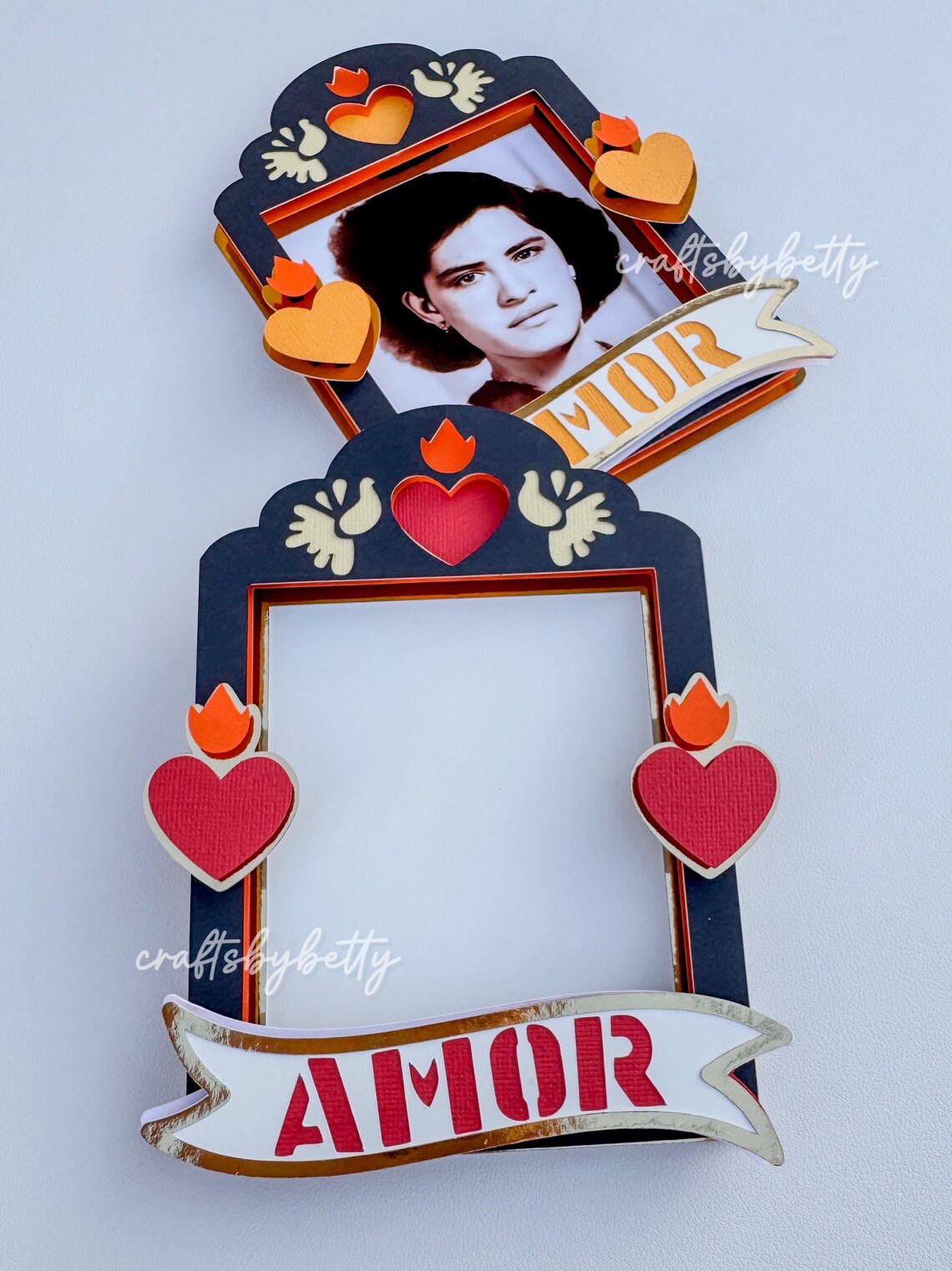 Day of the Dead Nicho Frame SVG, Amor Theme (digital Download) - Etsy