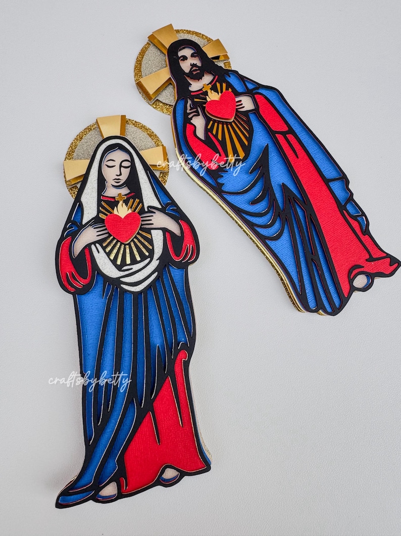 Sagrado Corazon De Jesus,sagrado Corazon De Maria,jesus Svg,christ ...