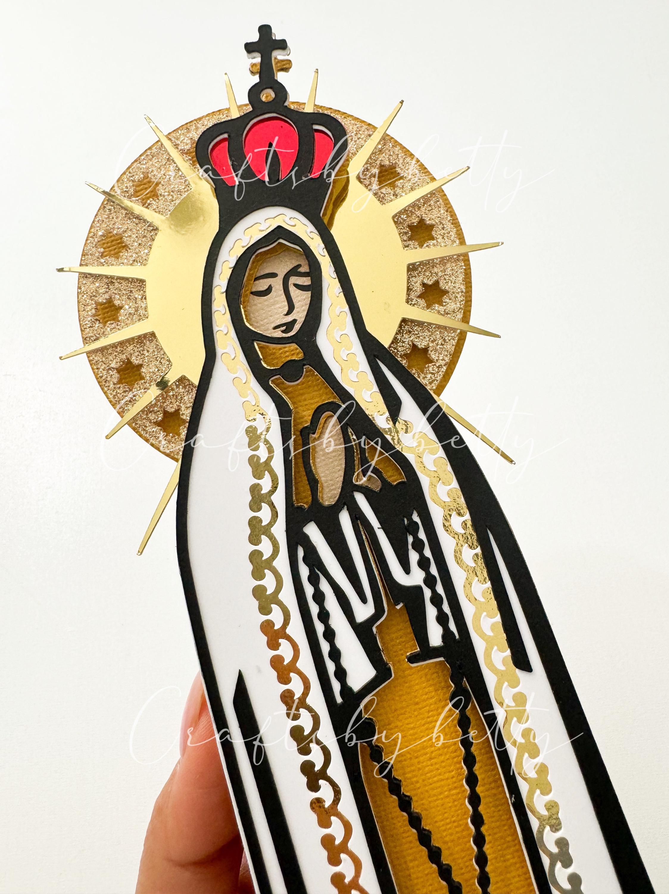 Our Lady of Fatima SVG: Catholic Virgin Mary Cut File (digital Download ...