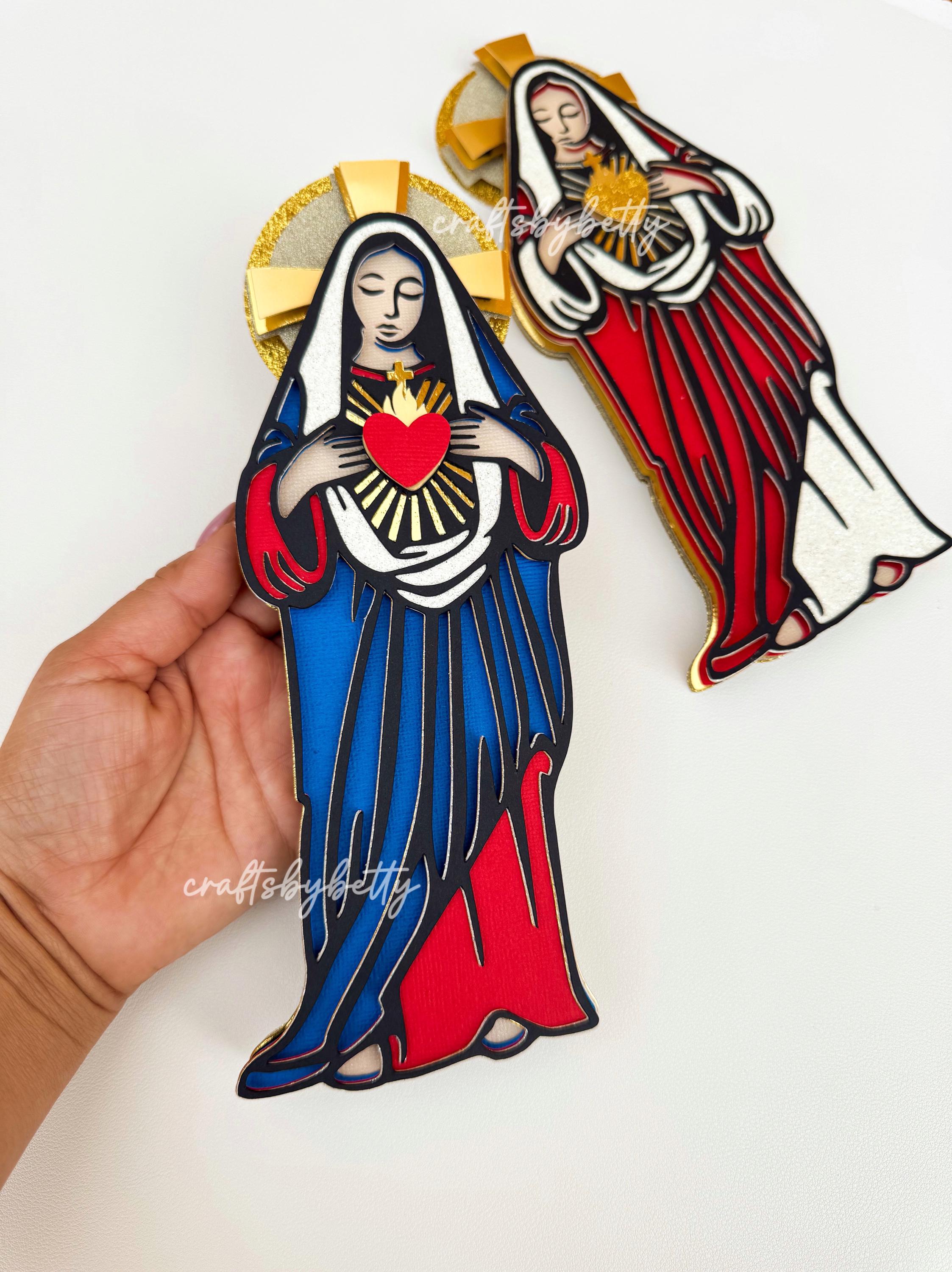 Sagrado Corazon De Jesus,sagrado Corazon De Maria,jesus Svg,christ ...