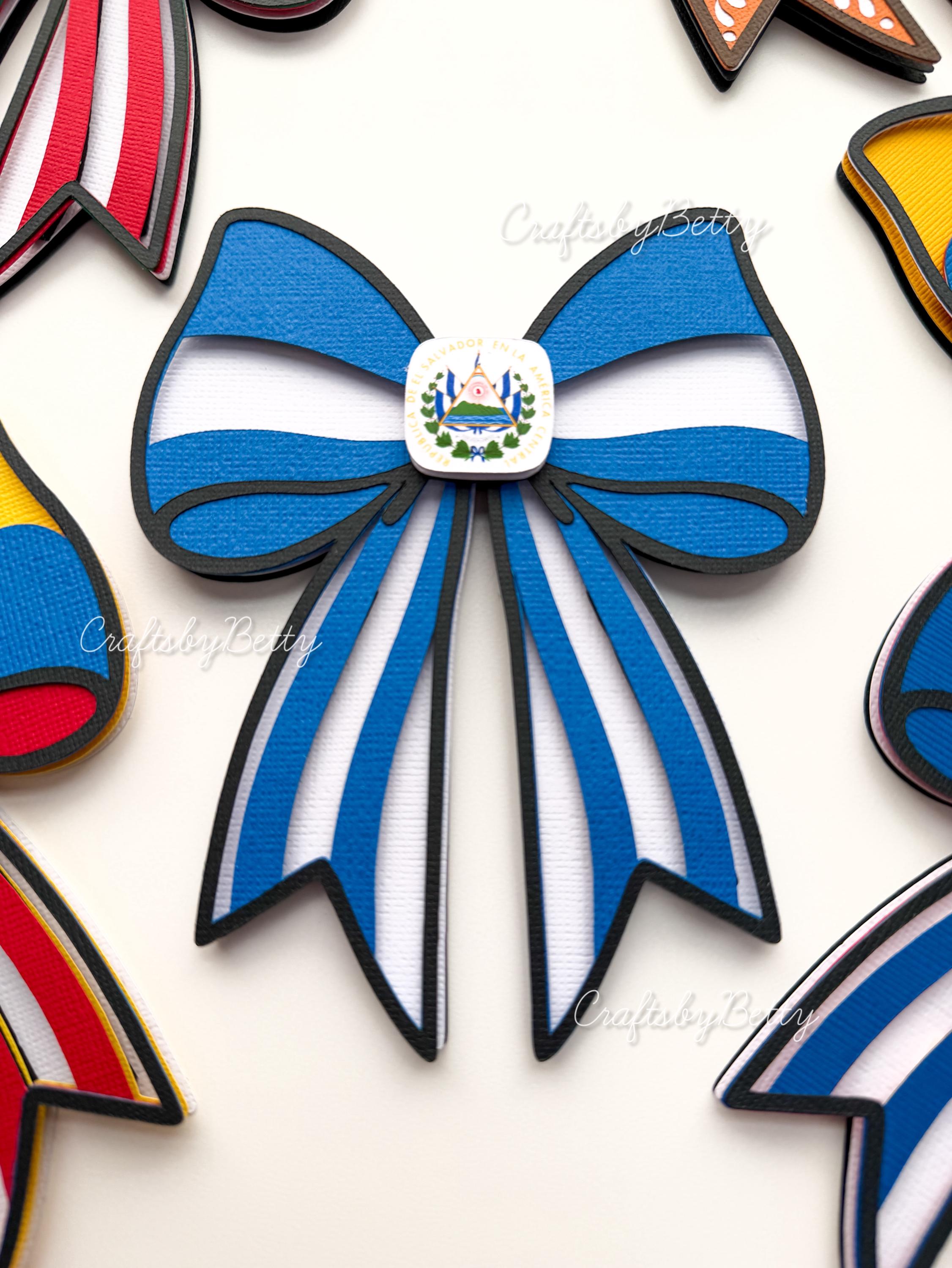 Multi Flag Bow Bundle SVG: Layered 3D Design (digital Download) - Etsy