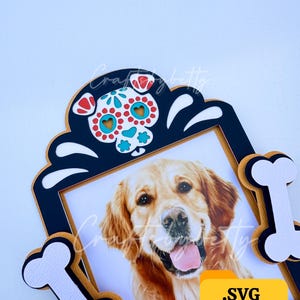 Day of the Dead Nicho Frames SVG Bundle, Cat and Dog Alebrije (instant ...