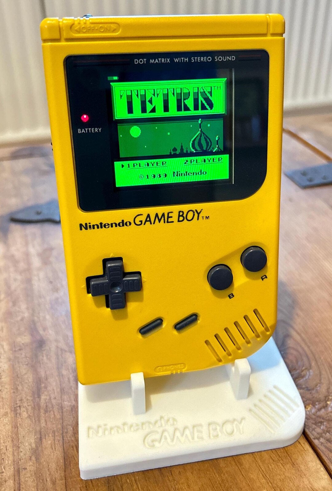 Modded Yellow Game Boy DMG-01 With LCD Screen-free Travel Case-free ...