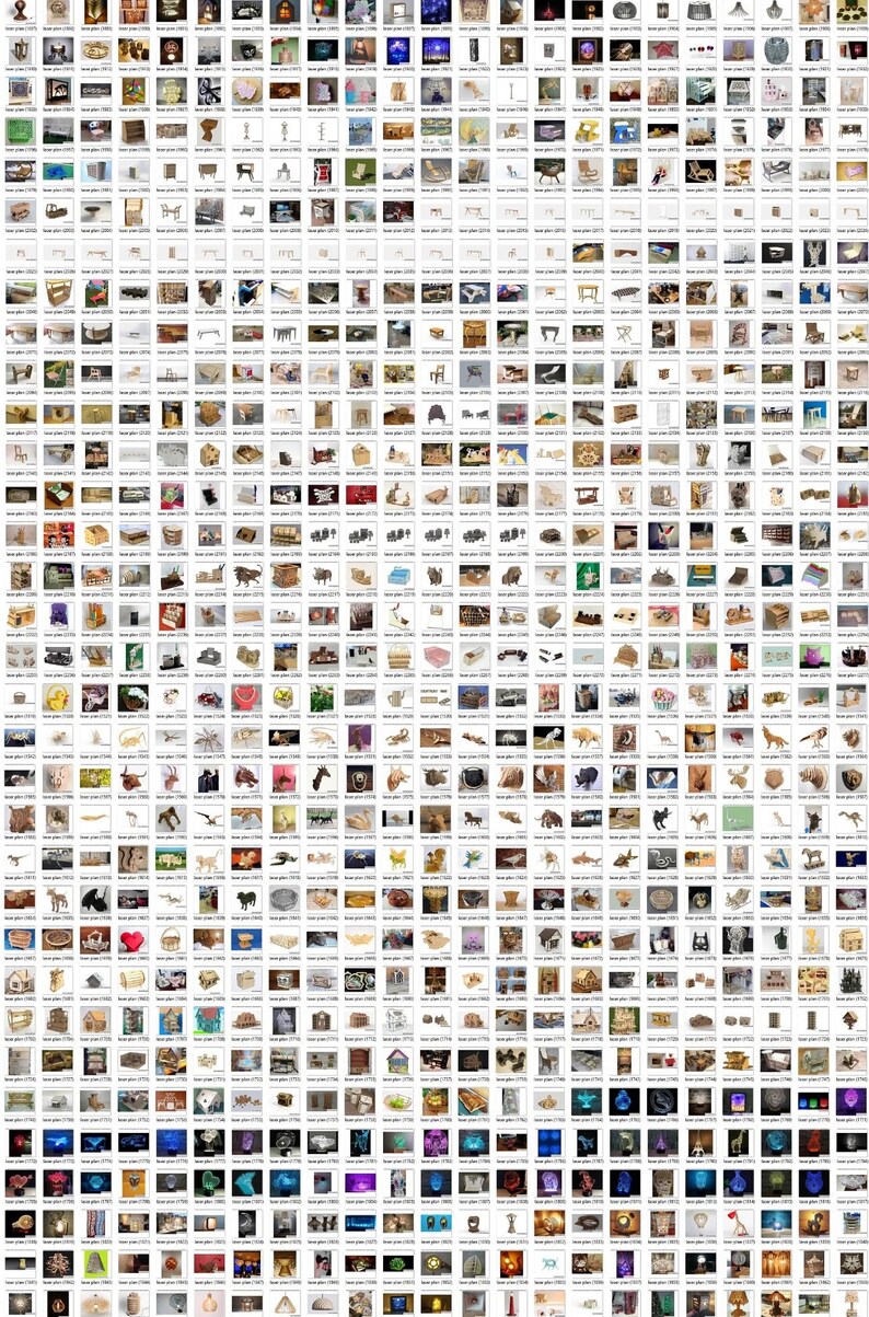 Mega Pack Laser Cut 320k Dxf Files 3D 2D Mega Bundle SVG CNC Engraving Glowforge Vector Laser ...