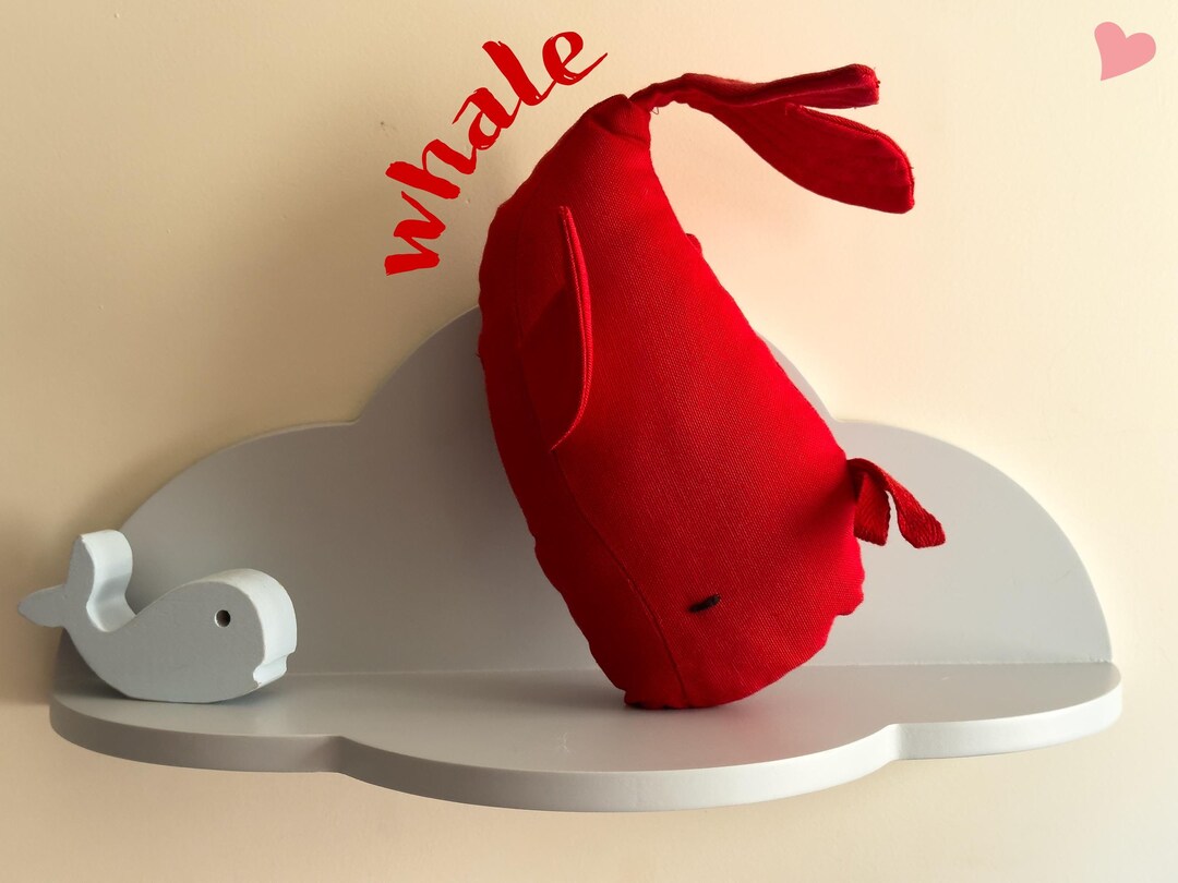 Handmade Stuffed Animal Whale Plush - Soft and Cuddly Whale Toy for ...