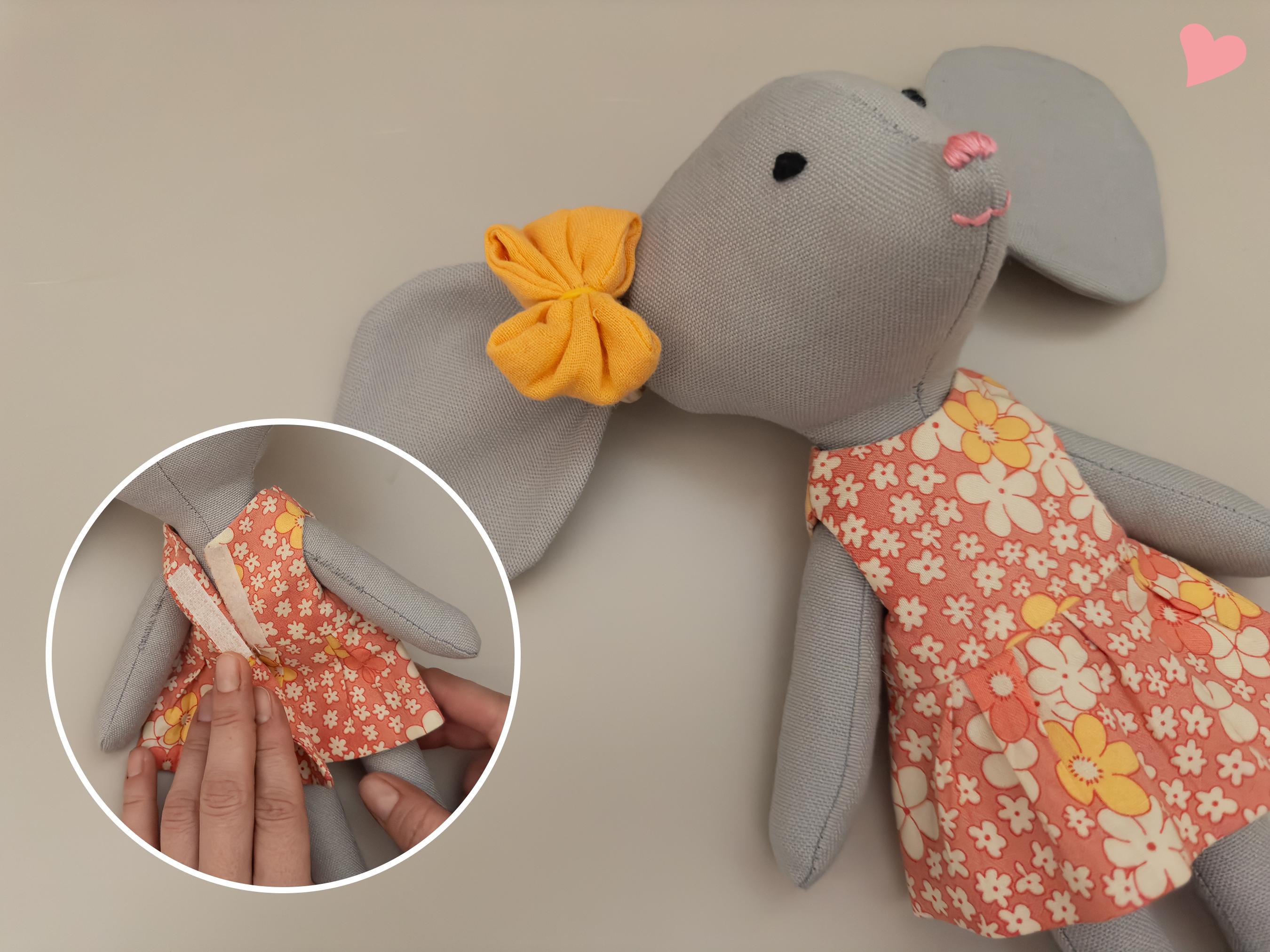 Handmade Doll - Adorable Stuffed Mouse Doll - Rag Doll - Baby Shower ...