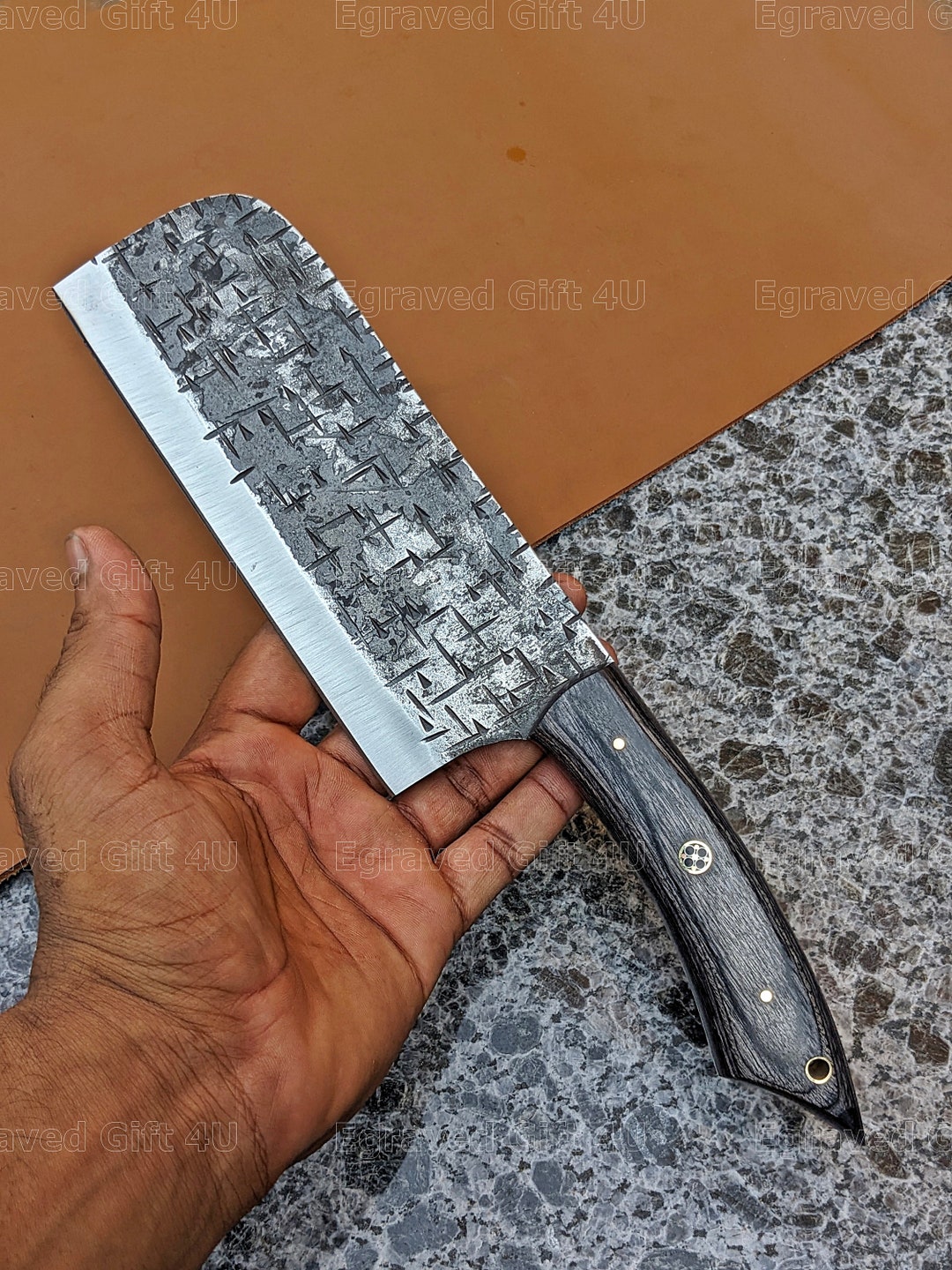 1095 High Carbon Steel Cleaver Meat Chopper Butcher Knife Handmade ...