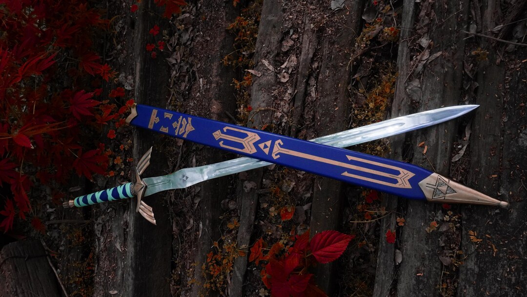 The Legend of Zelda Skyward Sword Blue Master Sword—hand-forged ...