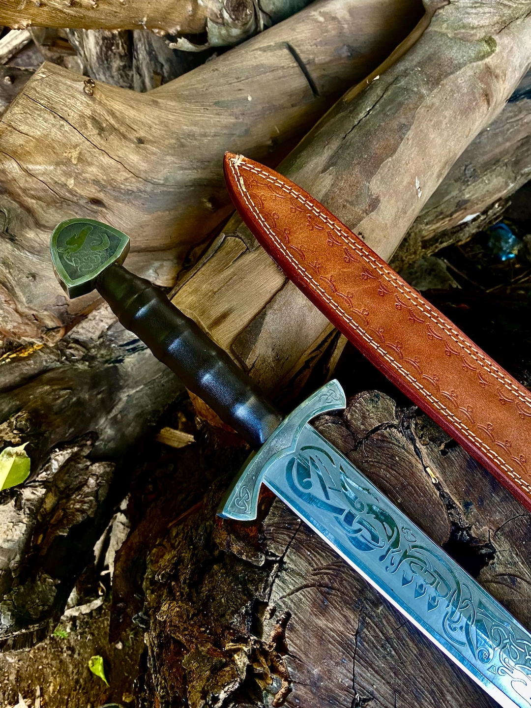 Customized Medieval Handmade Steel Sword, Fantasy Viking Carolingian ...