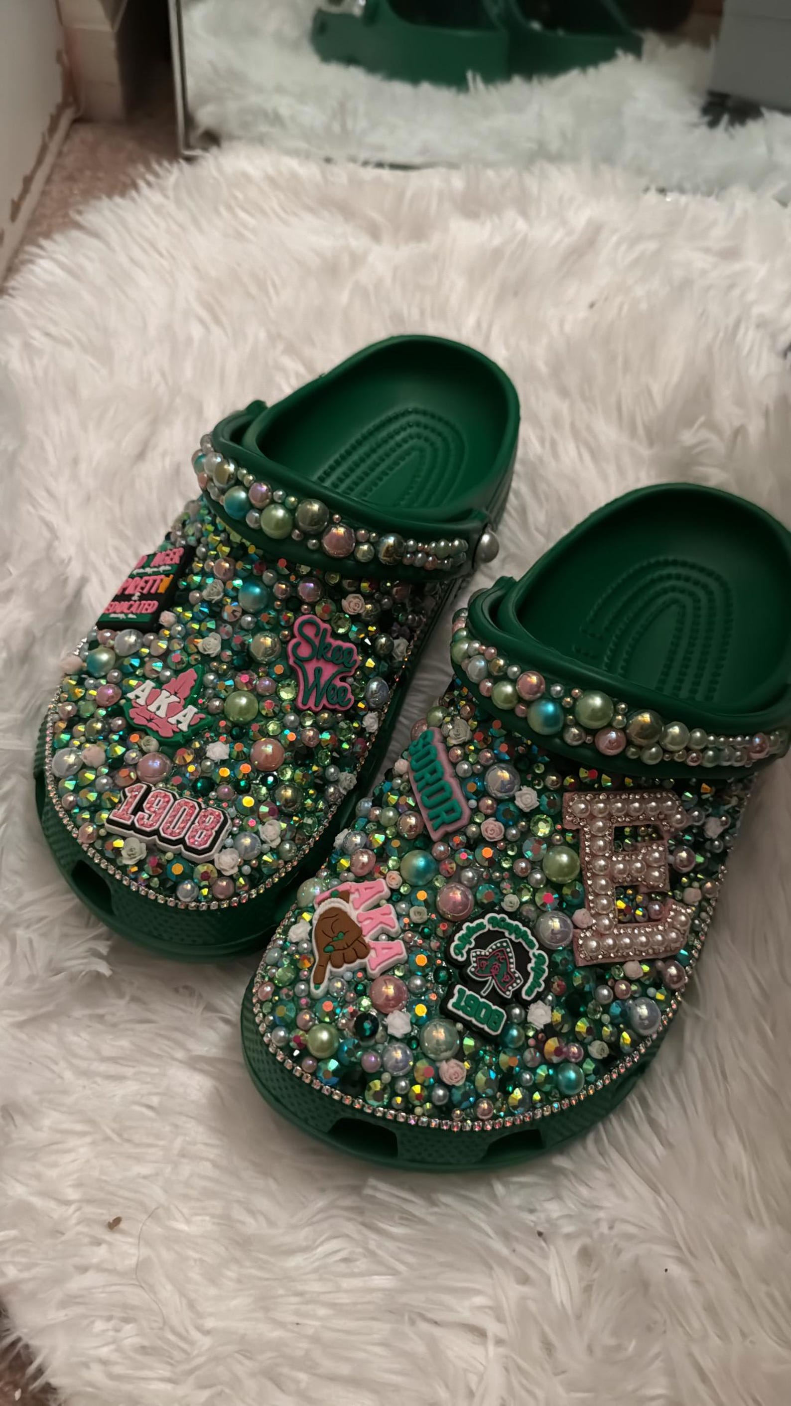 Bedazzled Crocs, Gem Crocs - Etsy