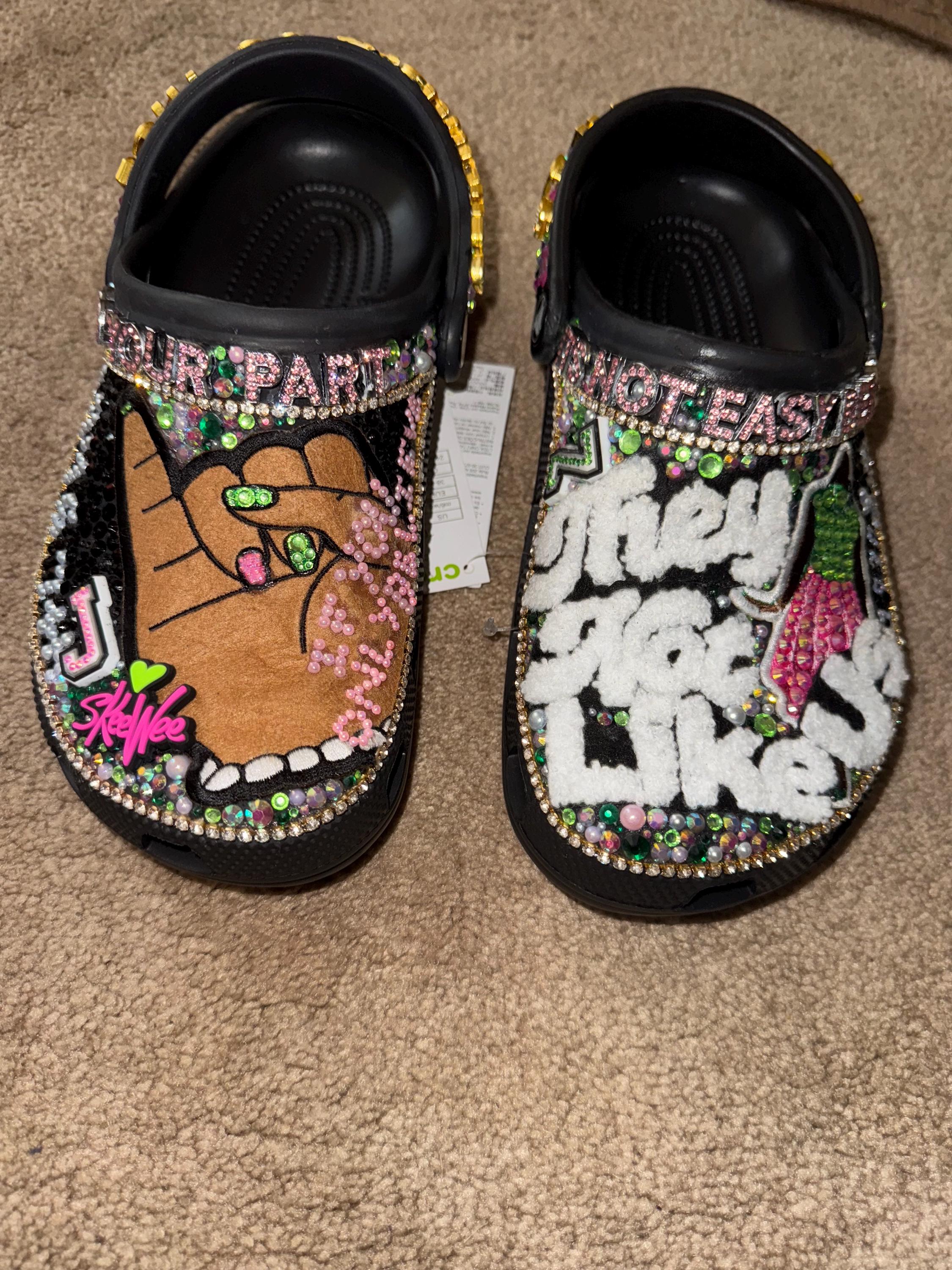 Bedazzled Crocs, Gem Crocs - Etsy