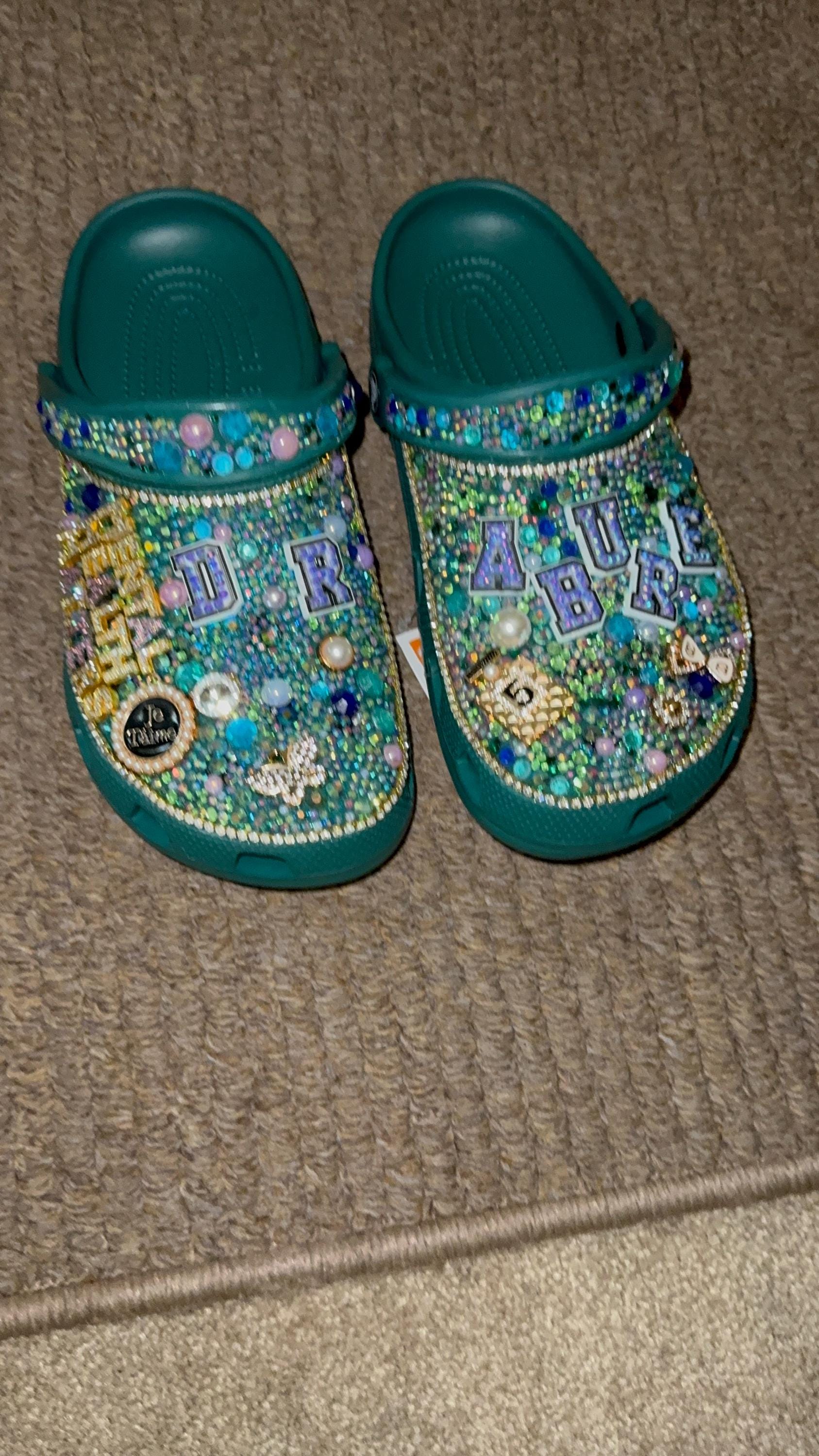 Bedazzled Crocs, Gem Crocs - Etsy