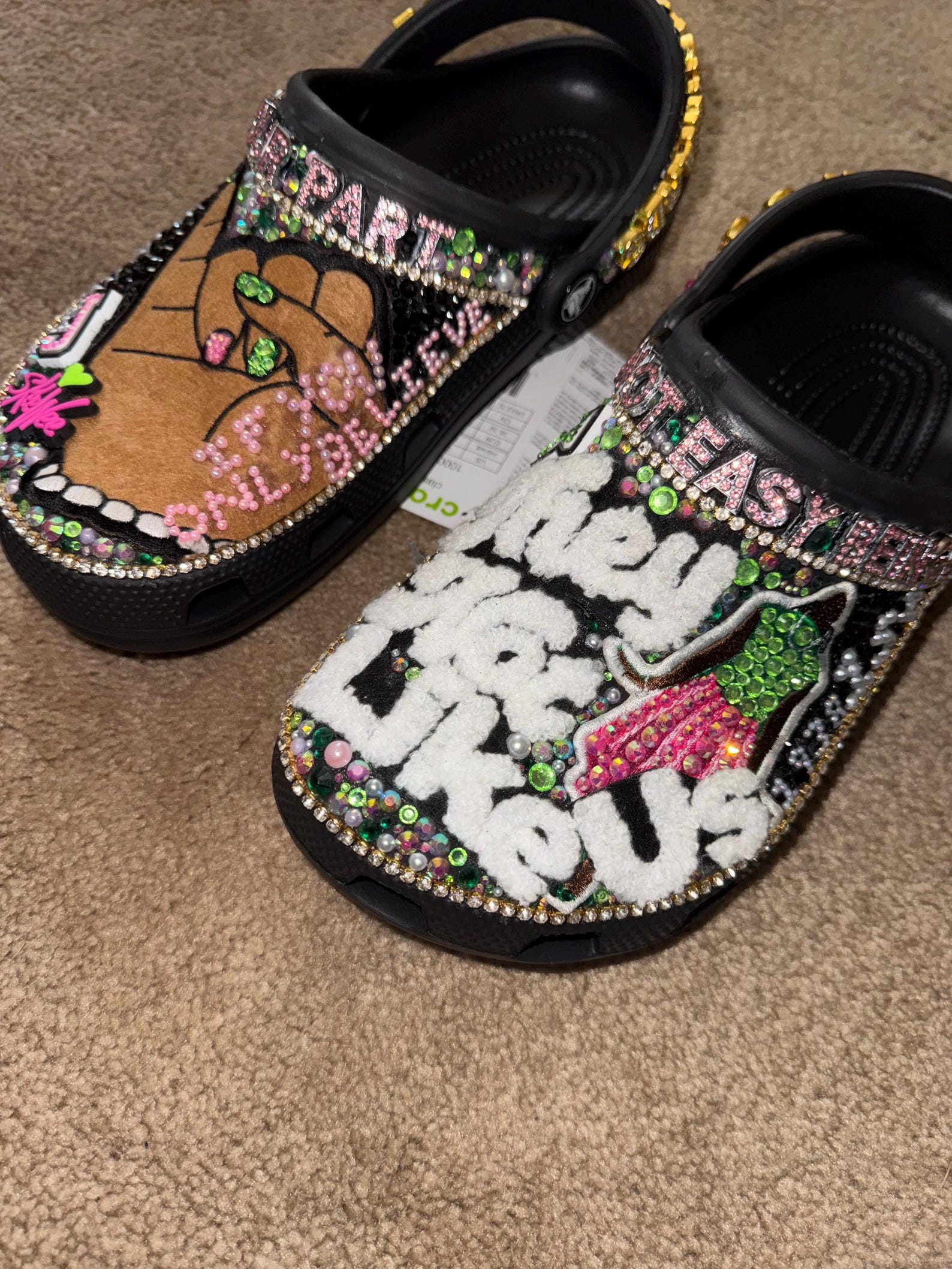 Bedazzled Crocs, Gem Crocs - Etsy