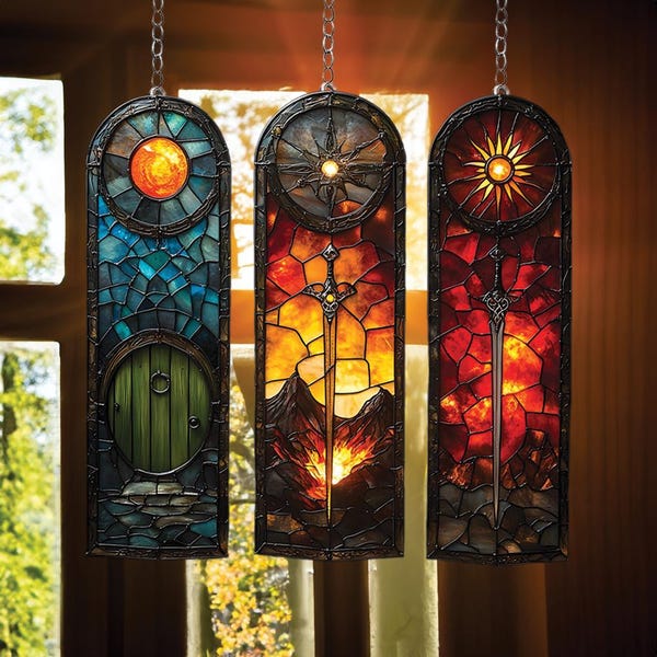 Nerd Stained Glass - Etsy
