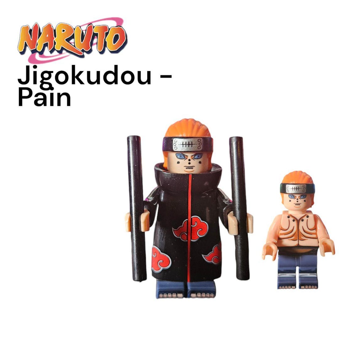 Jigokudō Pain Naruto Anime Custom Art Building Minifigures Moc Brick ...