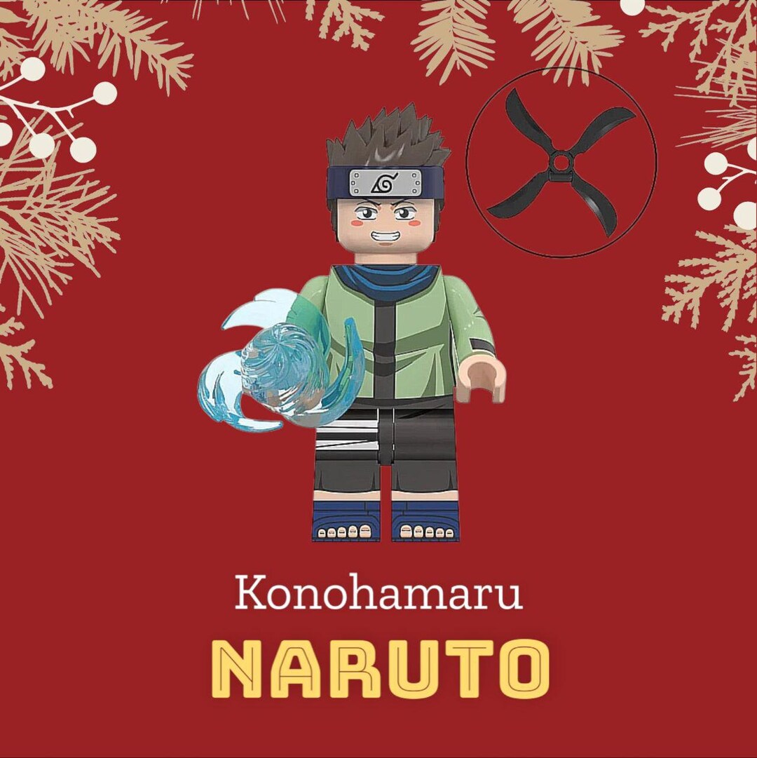 Konohamaru Sarutobi Naruto Anime Custom Art Building Minifigures Moc ...