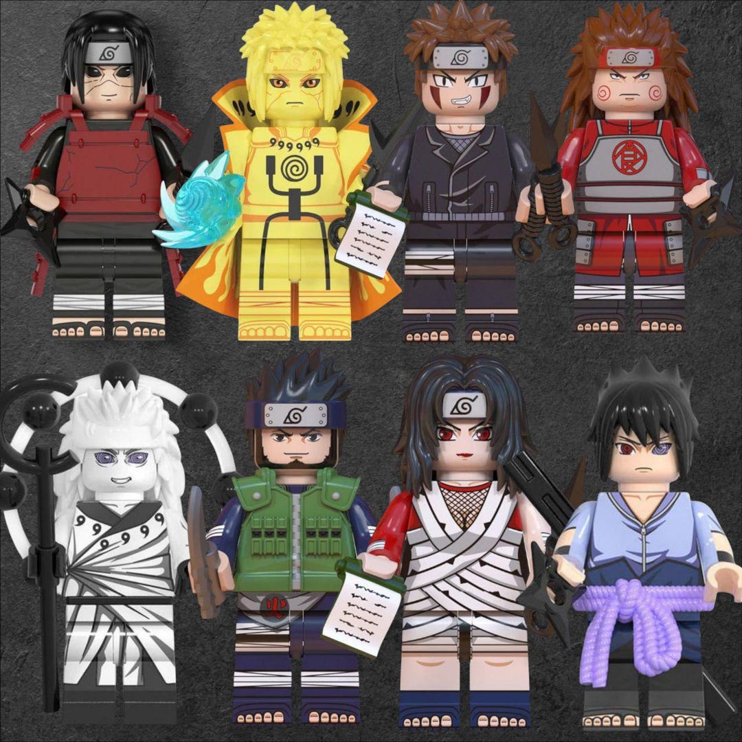 Momoshiki Ootsutsuki Naruto Anime Custom Art Building Minifigures Moc ...