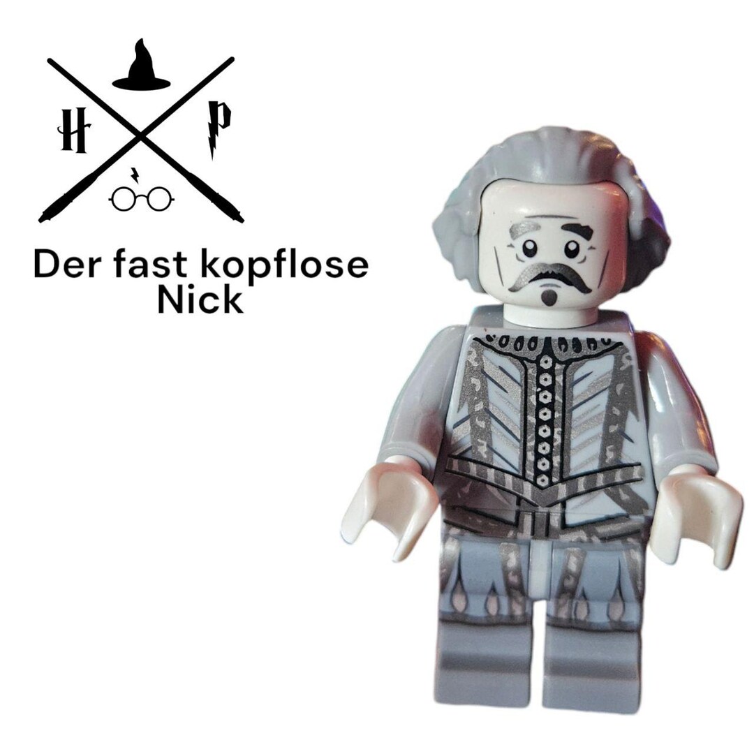 The Nearly Headless Nick Harry Potter Hogwarts Custom Art Building ...