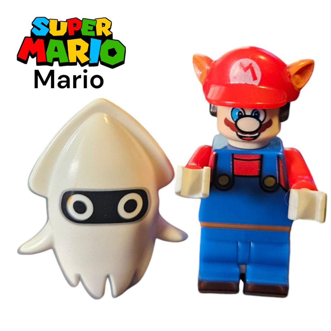 Super Mario Squid Custom Art Building Minifigures Moc Brick Clamp ...