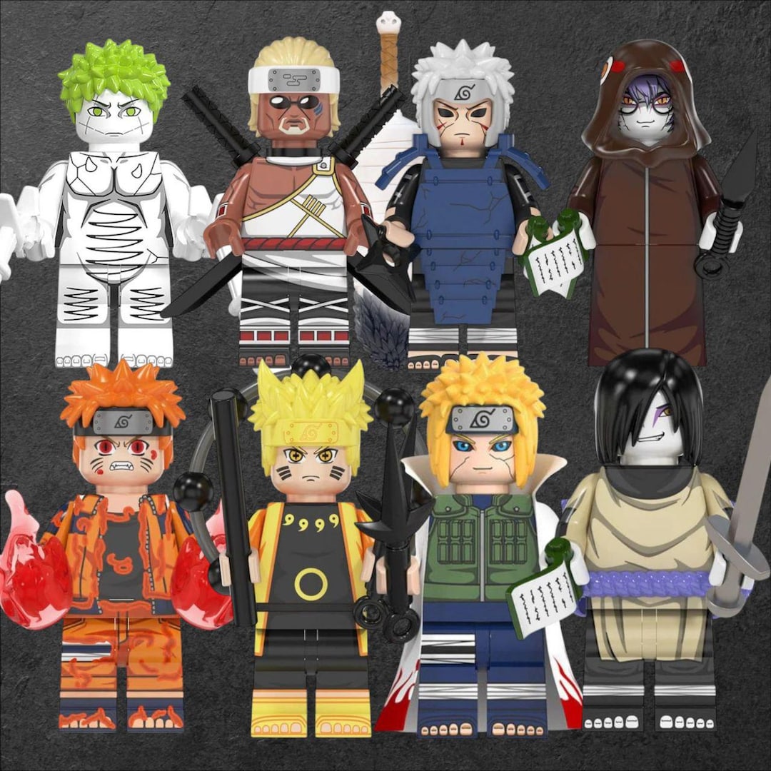 Naruto Manga Anime Serie Comic Konoha Custom Art Building Minifiguren ...
