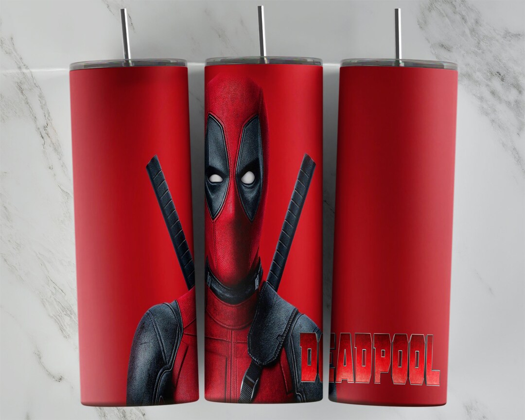 Deadpool Tumbler Design, Deadpool, Deadpool Sublimation, 20oz Skinny ...