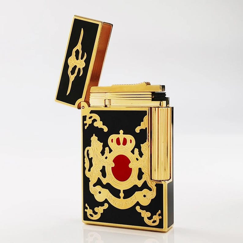 Luxury Gas Lighter | Ancient Egyptian Lighter | Lion Crown Lighter ...
