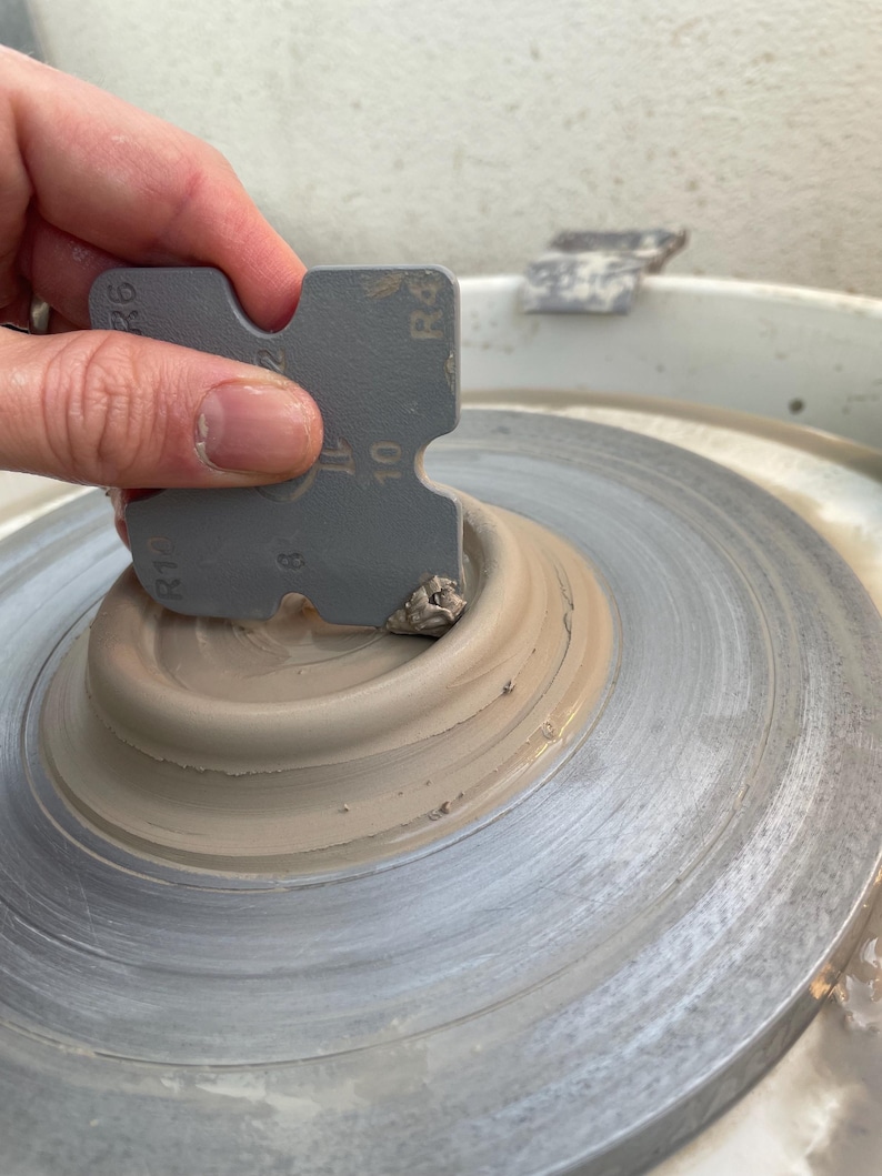 Rim Shape Tool and Pottery Foot for Turning - Etsy