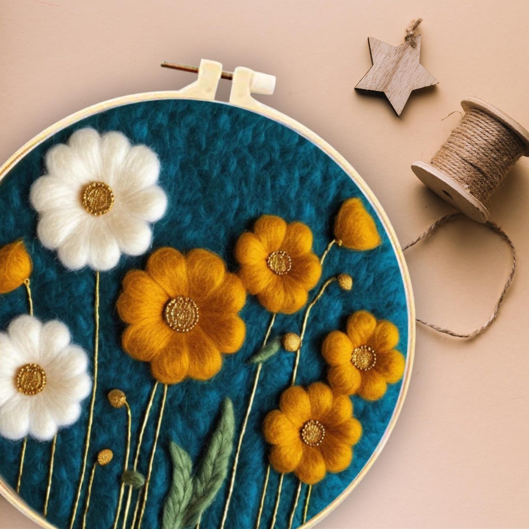 DIY Needle Felting Kit Beginner Craft Kits for Adults. Easter Set ...