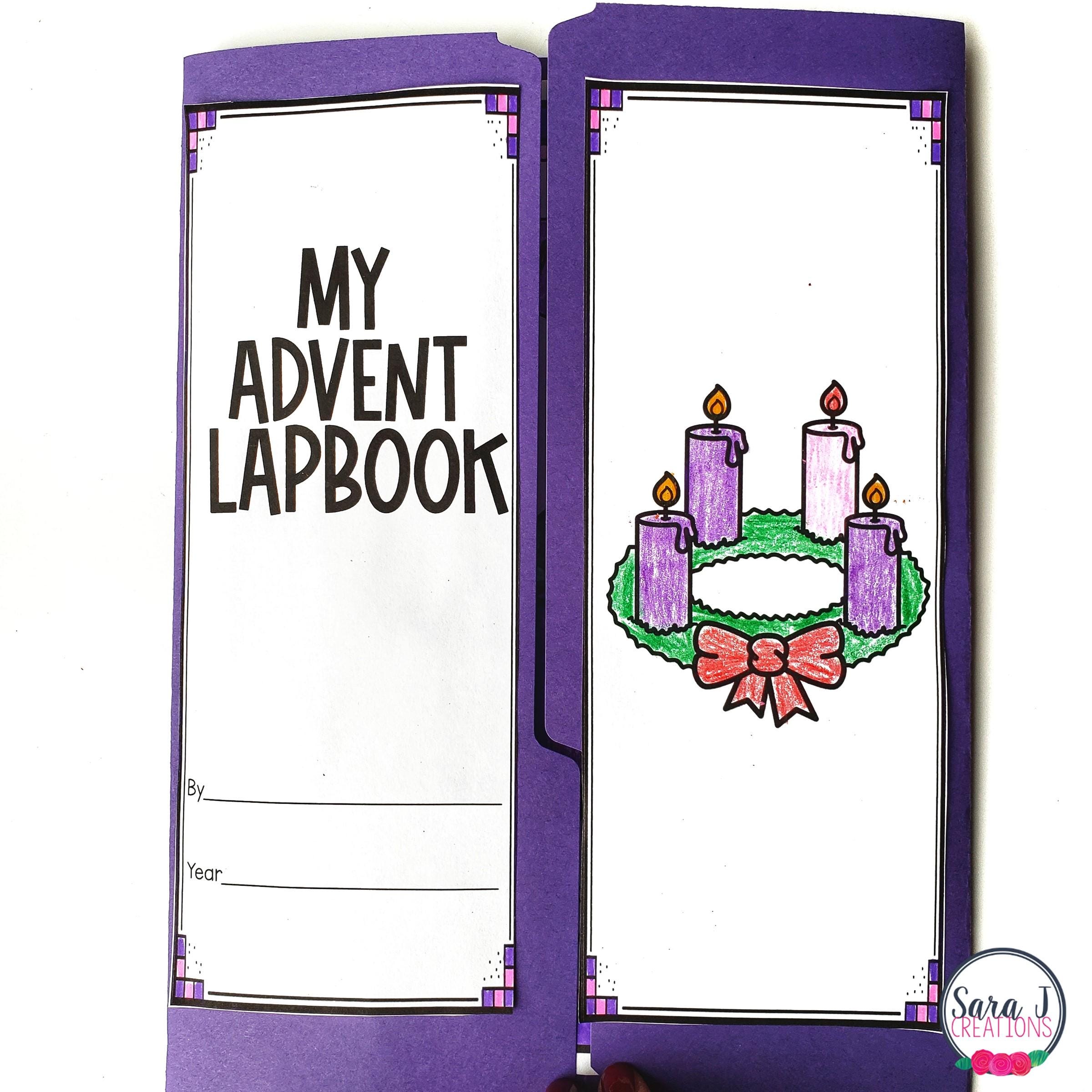 Catholic Advent Printable Lapbook, Activities for December Saints, O ...