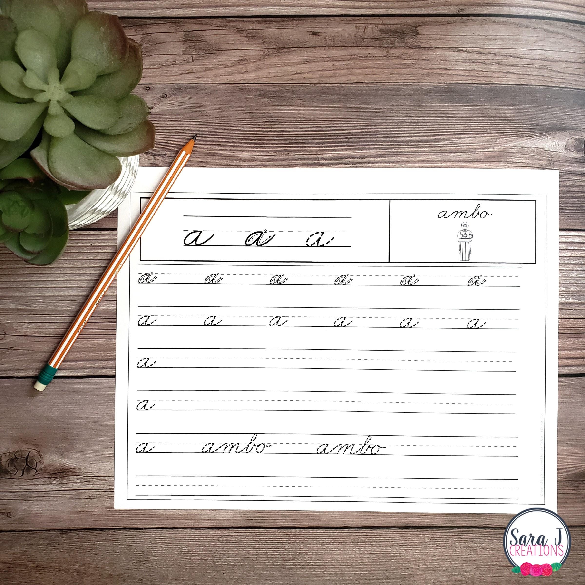 Catholic Handwriting Practice, Catholic Prayers for Kids, Handwriting ...