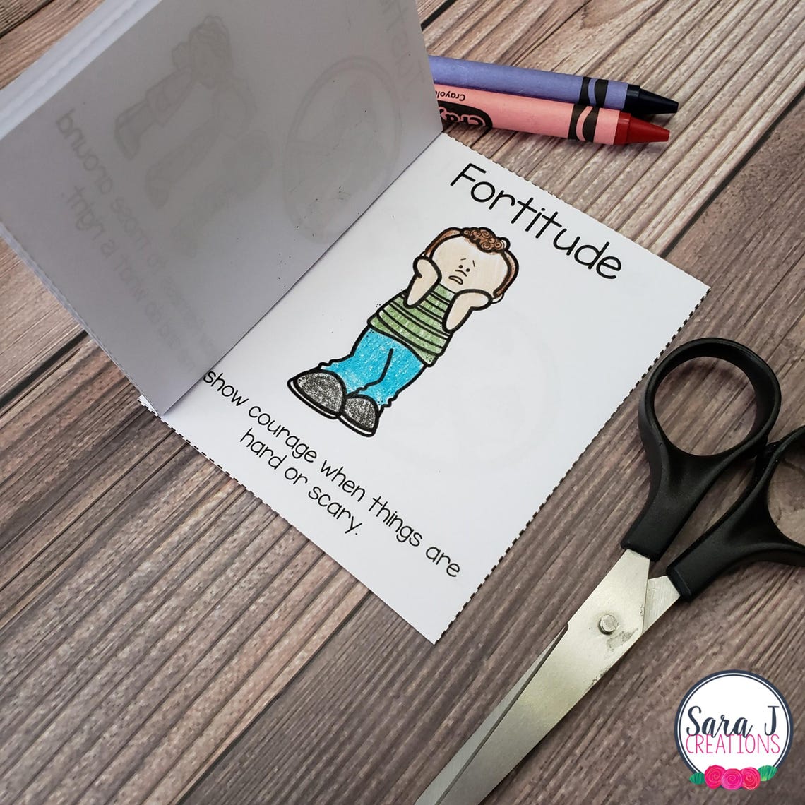 Catholic Virtues for Kids Mini Book, Cardinal Virtues Booklet for ...