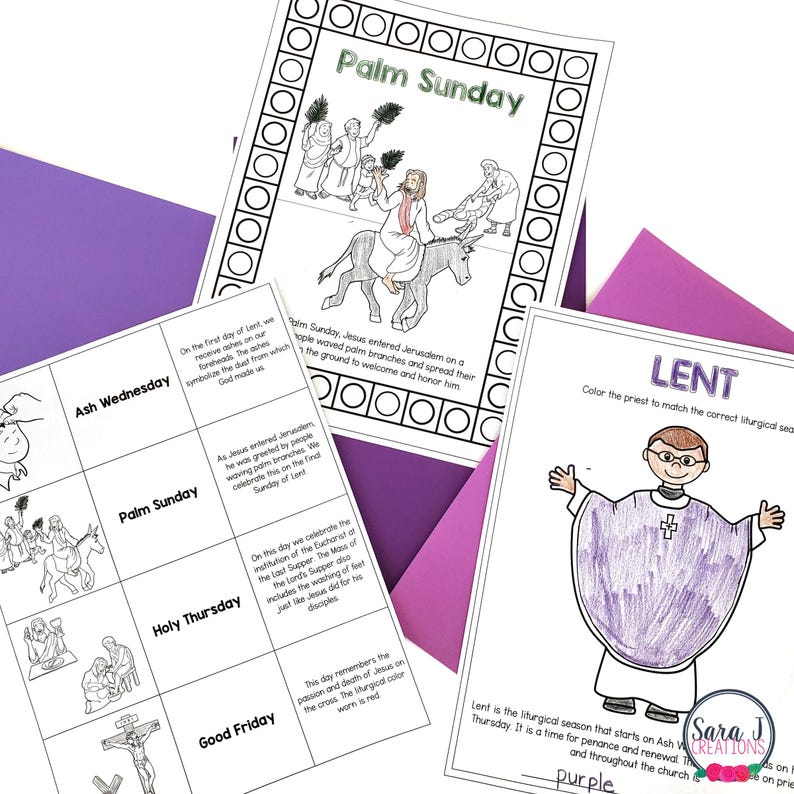 Catholic Lent Activities Kids, Ash Wednesday Coloring Pages, Easter ...